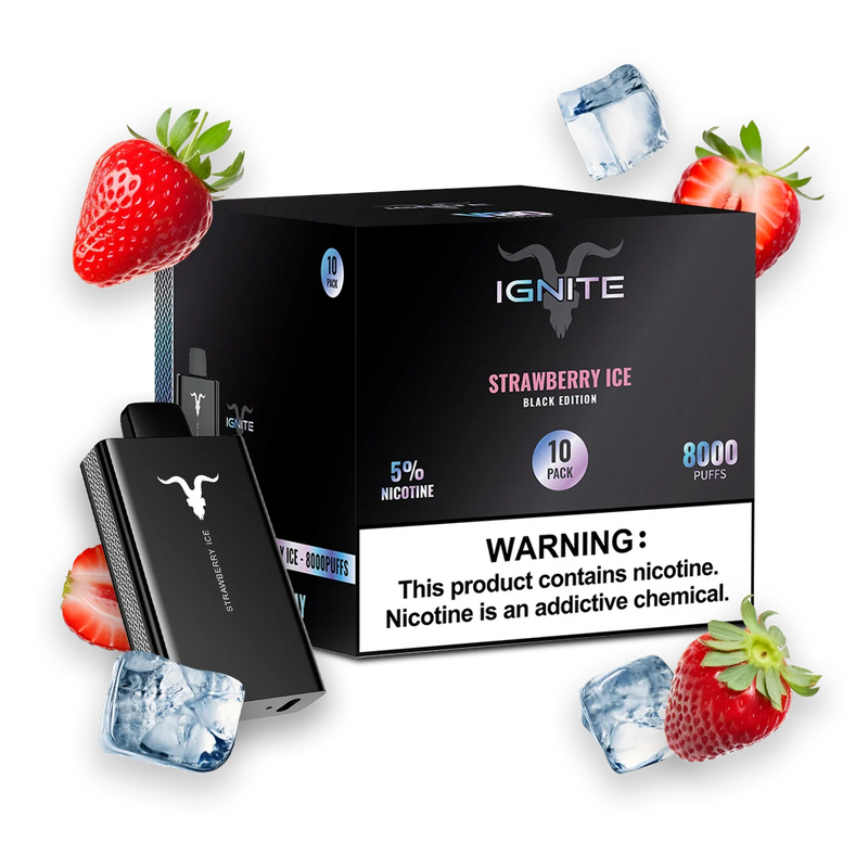 CAIXA IGNITE V80 BLACK 5% NICOTINE - 10 UNIDADES CAIXA IGNITE V80 BLACK 5% NICOTINE - 10 UNIDADES